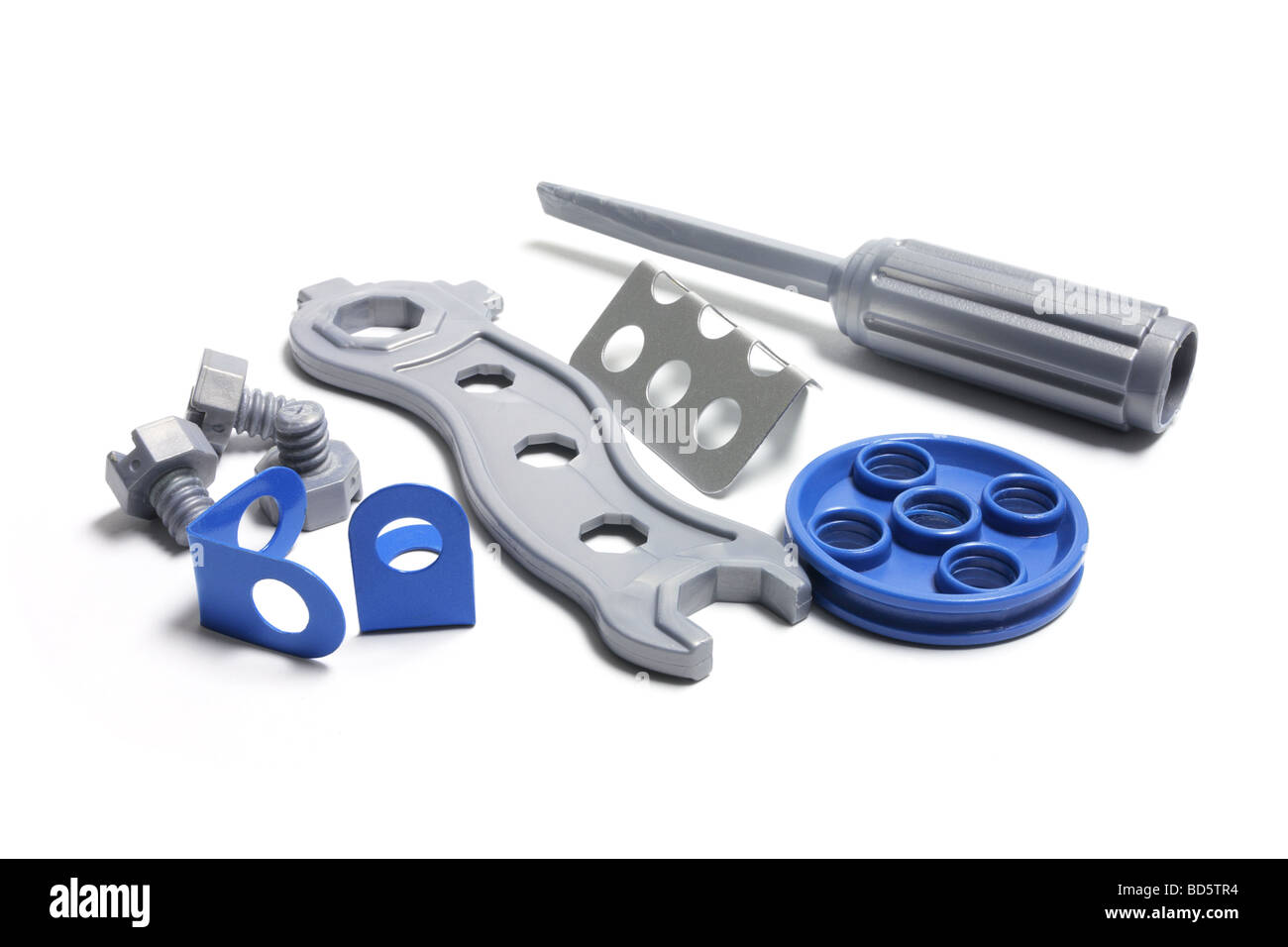 Plastic Toy Tools Stock Photo - Alamy
