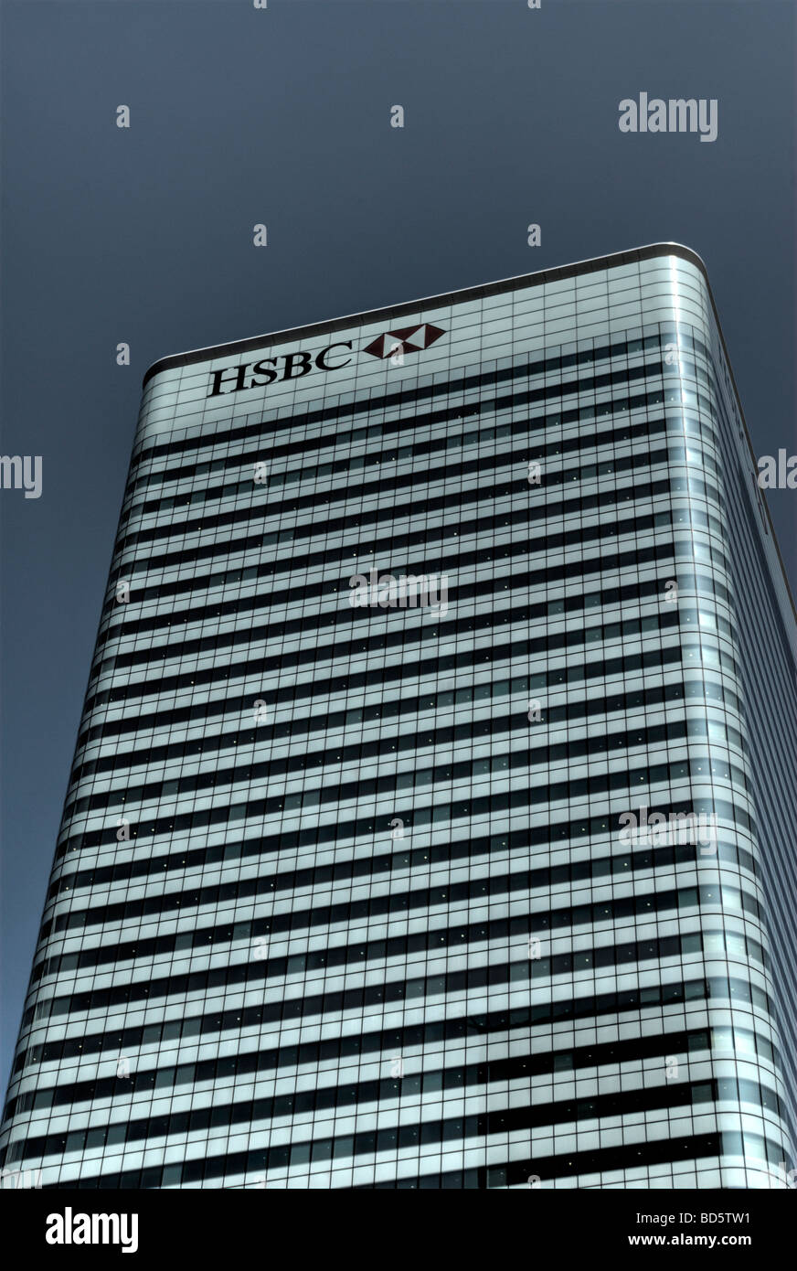 HSBC Tower Group Head Office Canary Wharf Docklands London Britain July 2009 Stock Photo - Alamy
