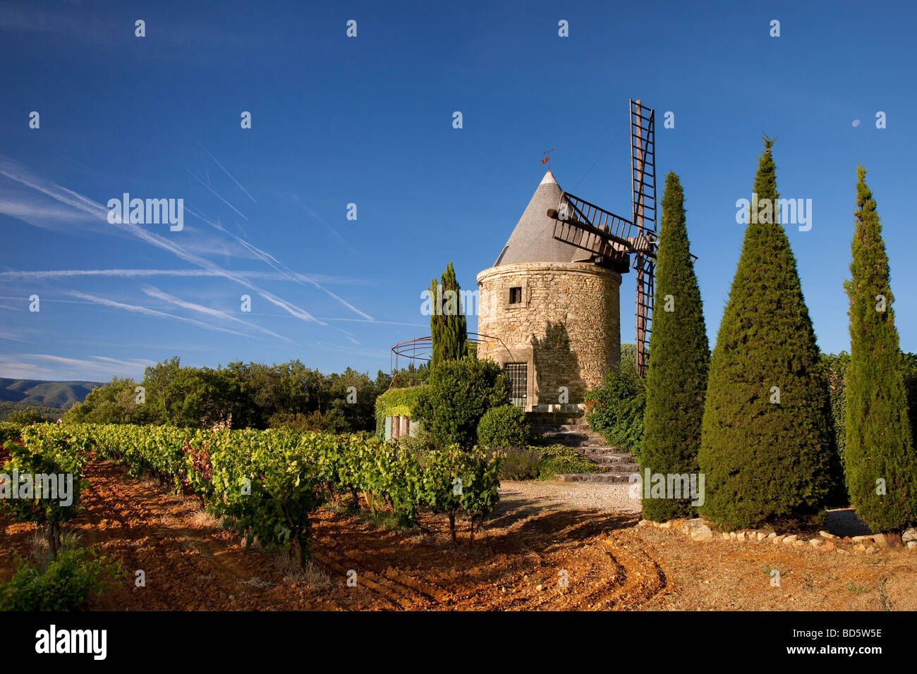 France french cypress trees hi-res stock photography and images - Alamy