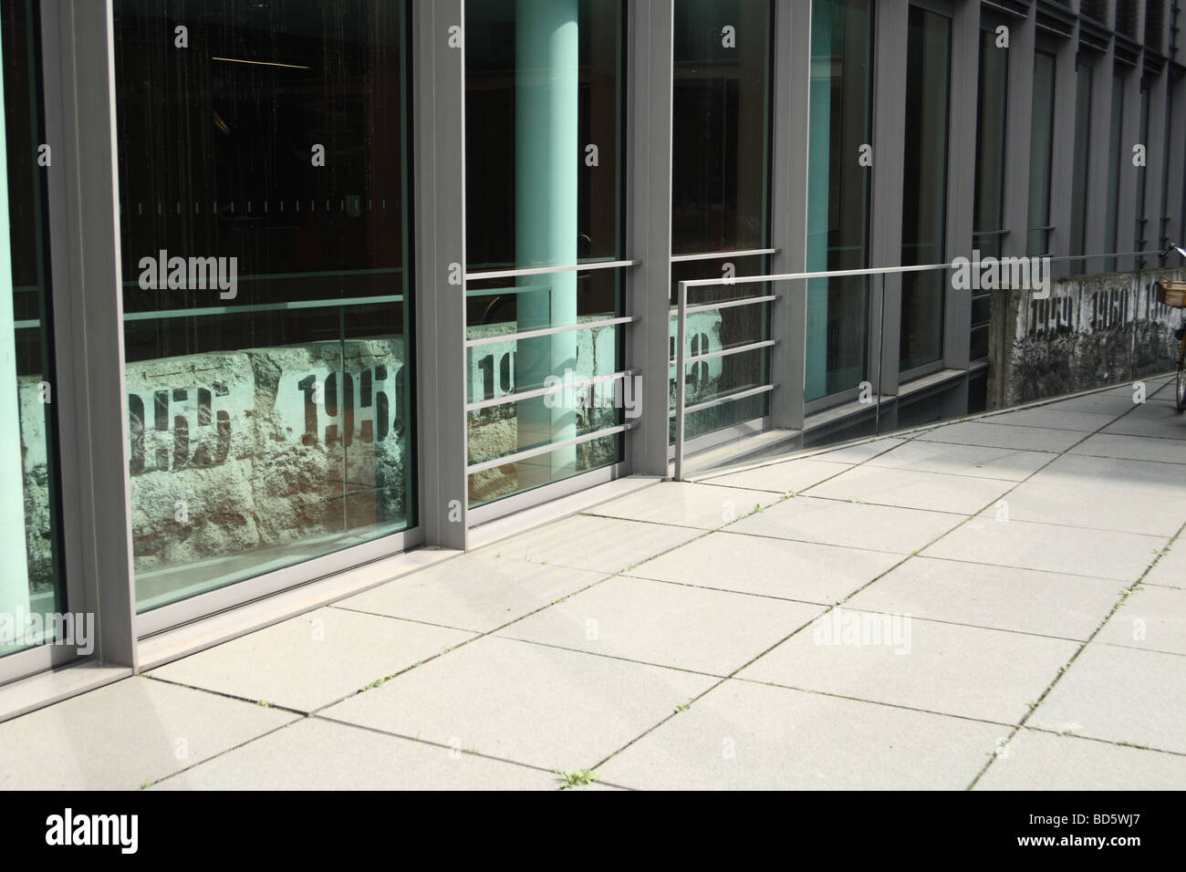 Pieces of "iron curtain" - wall in Berlin as part of a new Bundestag ...