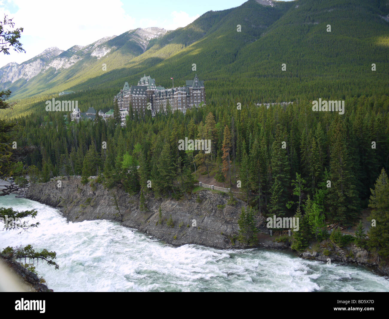 Bow River in Banff National Park in Alberta Canada Stock Photo - Alamy
