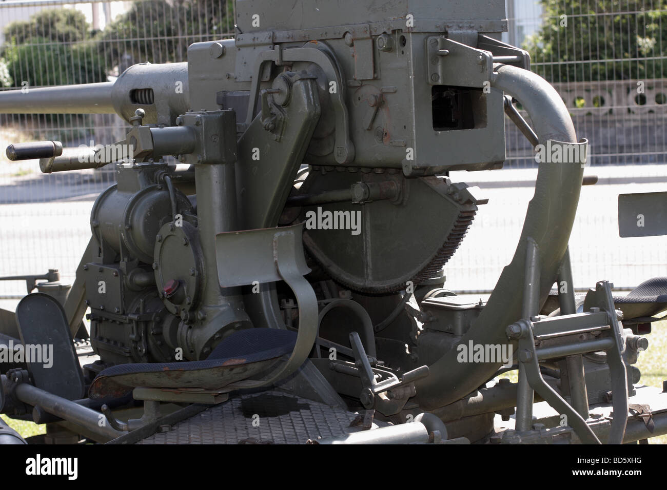 WW2 Military gun detail Stock Photo - Alamy
