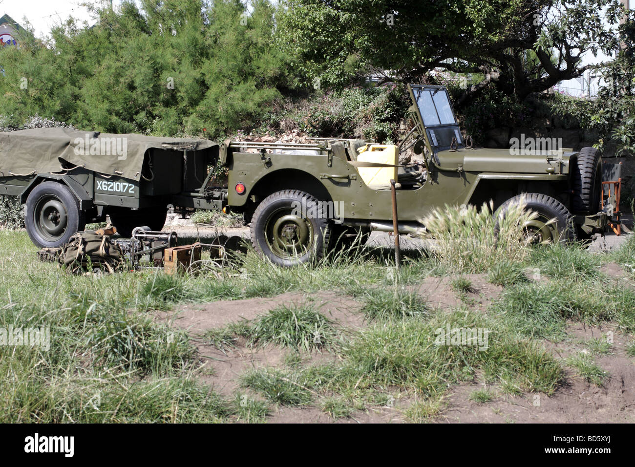 WW2 Military Jeep Stock Photo - Alamy