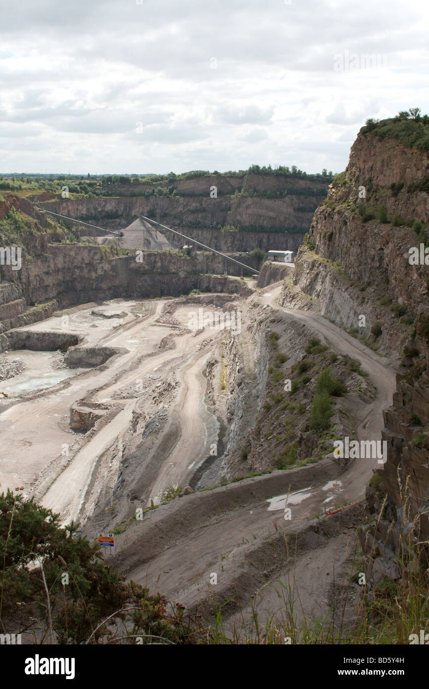 an overview of quarry Stock Photo - Alamy