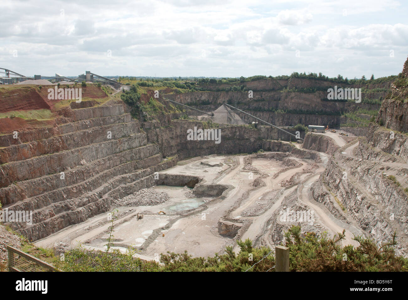 an overview of quarry Stock Photo - Alamy