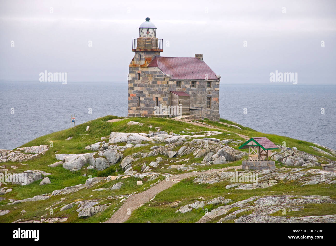 A view of the Rose Blanche Lighthouse Stock Photo - Alamy