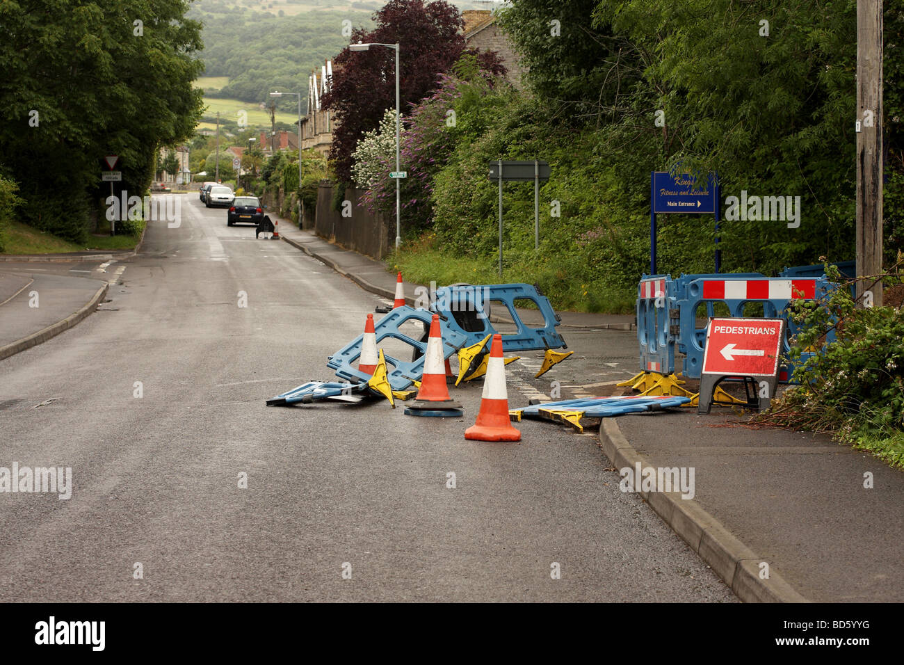 Damage to road signs hi-res stock photography and images - Alamy