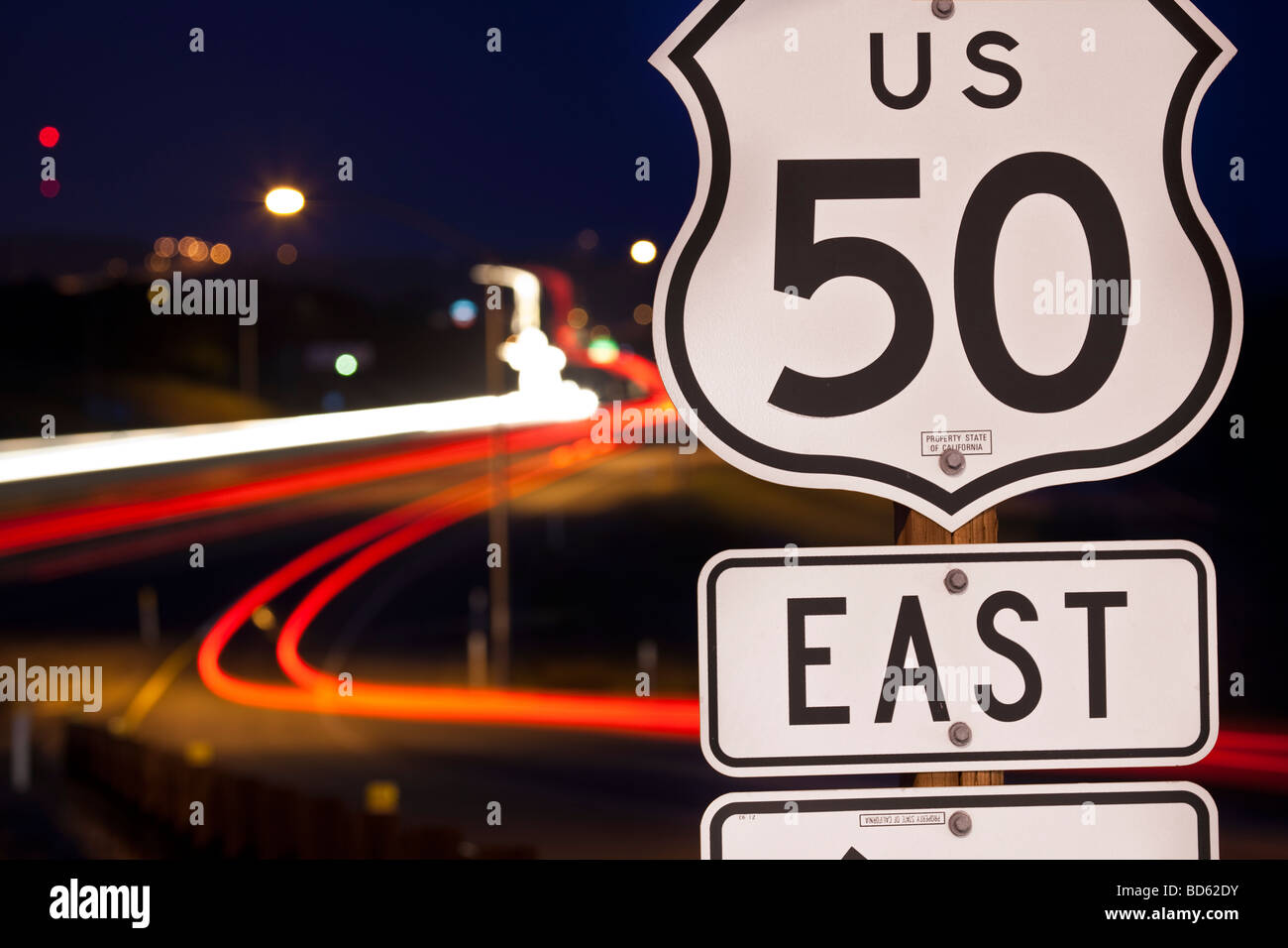 Highway 50 sign hi-res stock photography and images - Alamy