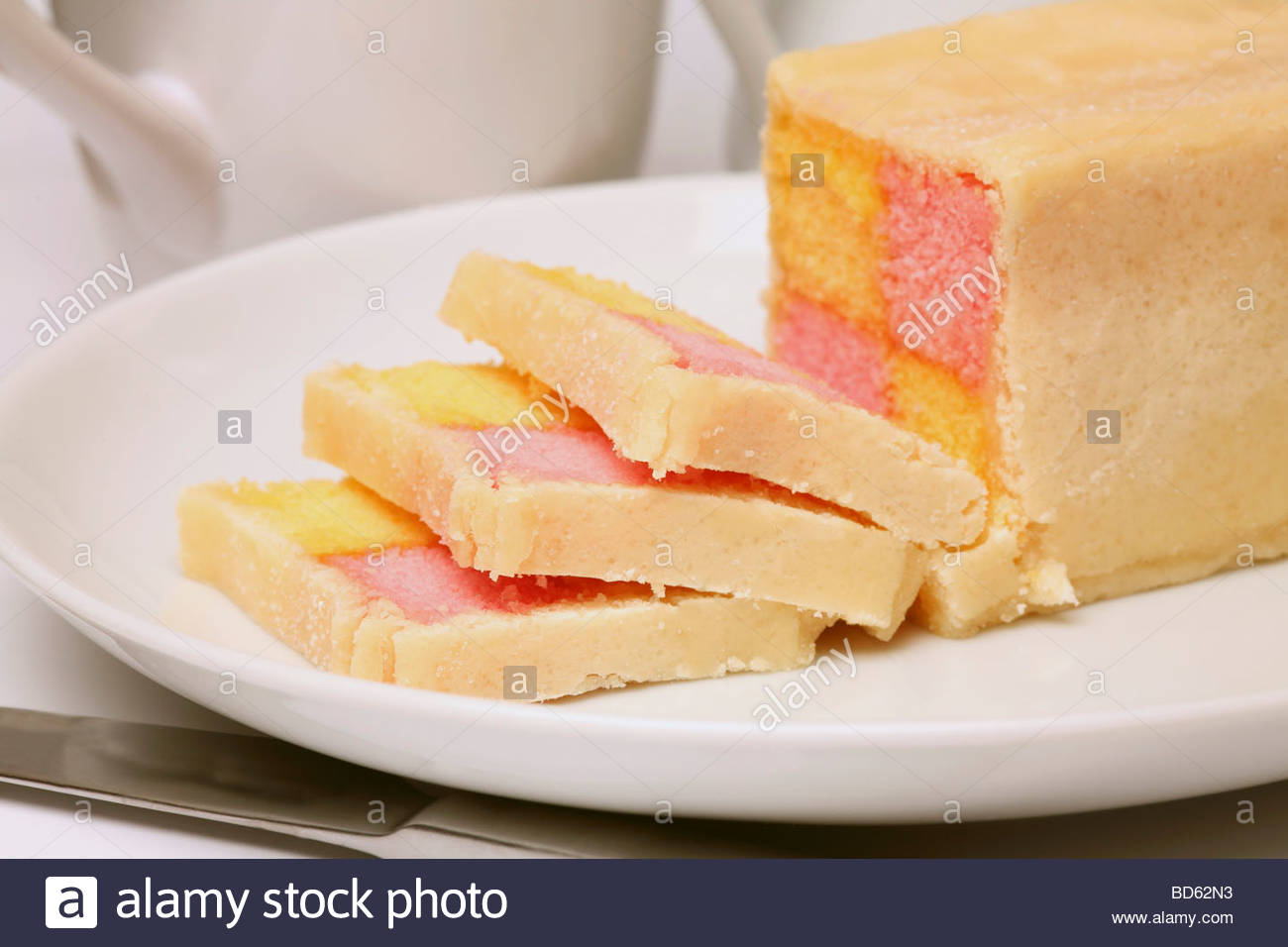Battenberg Cake Stock Photos & Battenberg Cake Stock Images - Alamy