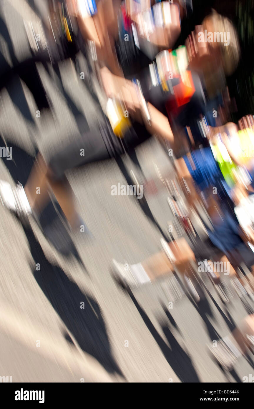 Runners - motion effect Stock Photo - Alamy