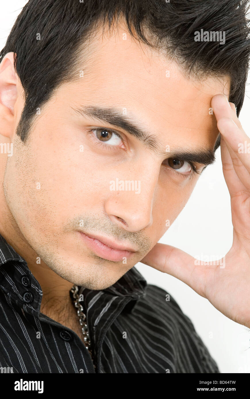 Arabic young man watching hi-res stock photography and images - Alamy