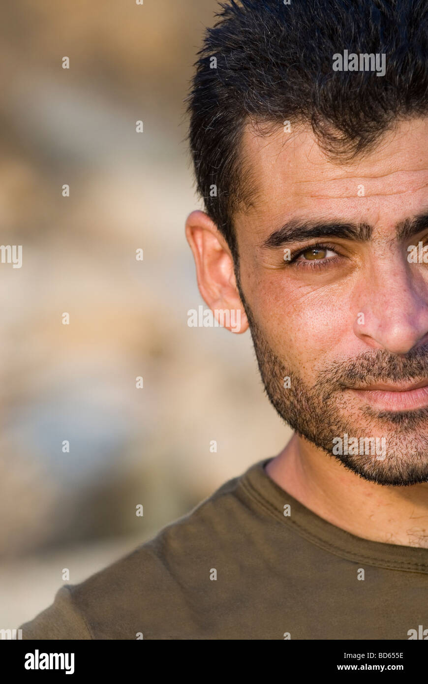 Close up of a man outdoors Beirut Lebanon Middle East Asia Stock Photo ...