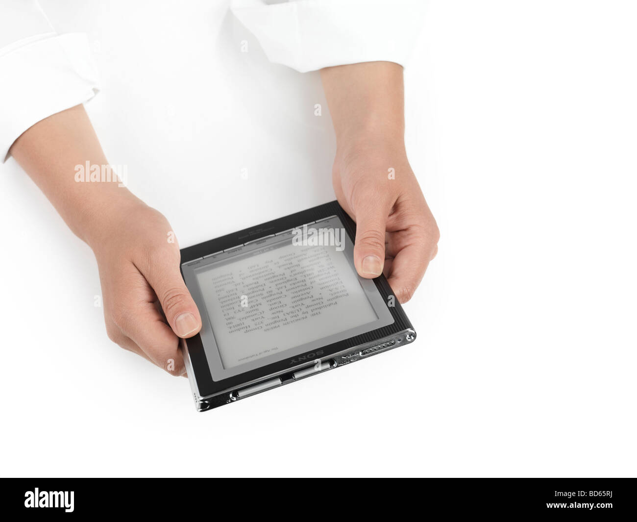 Woman using digital hand Cut Out Stock Images & Pictures - Alamy