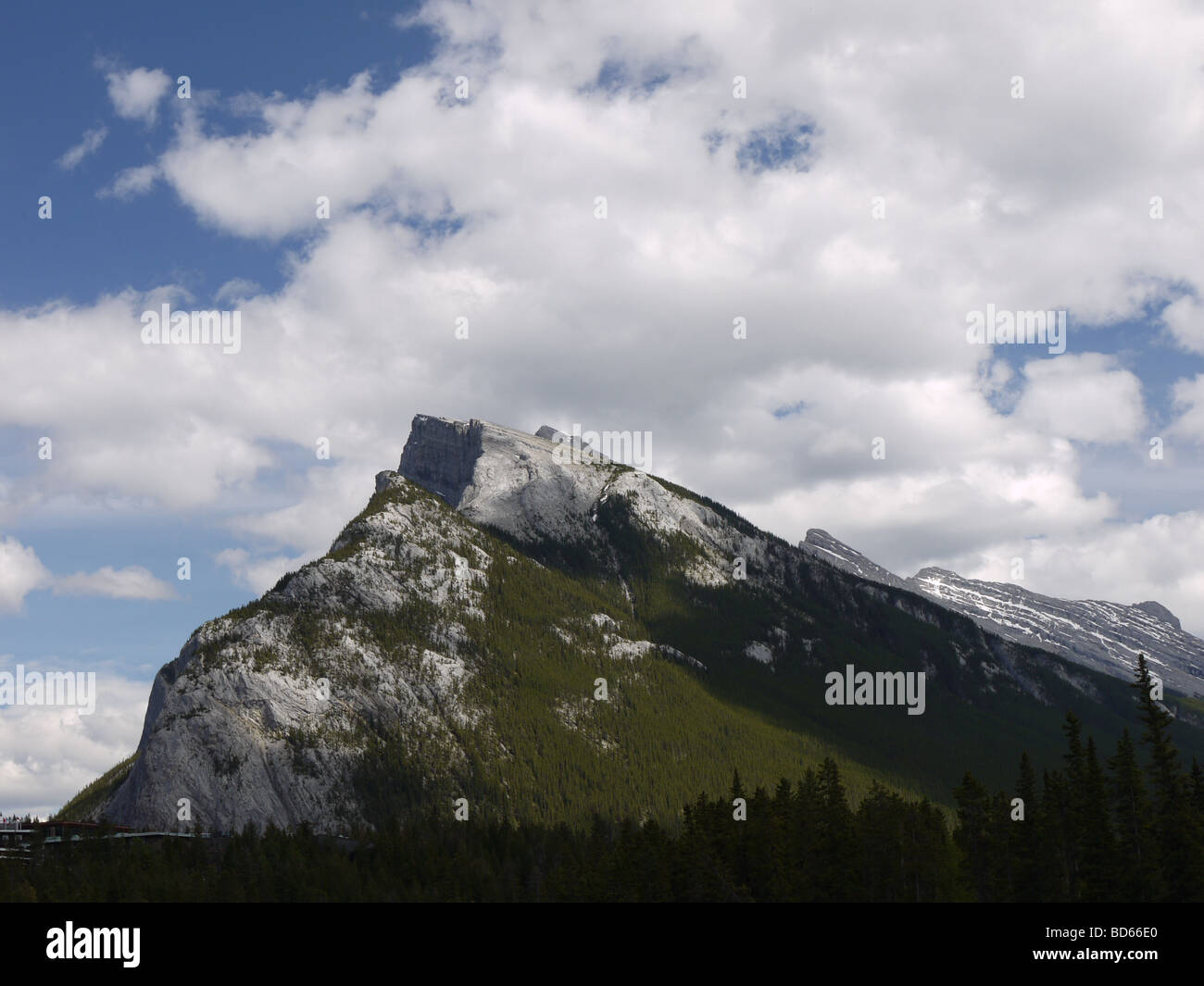 Mount Rundle in Banff National Park in Alberta Canada Stock Photo - Alamy