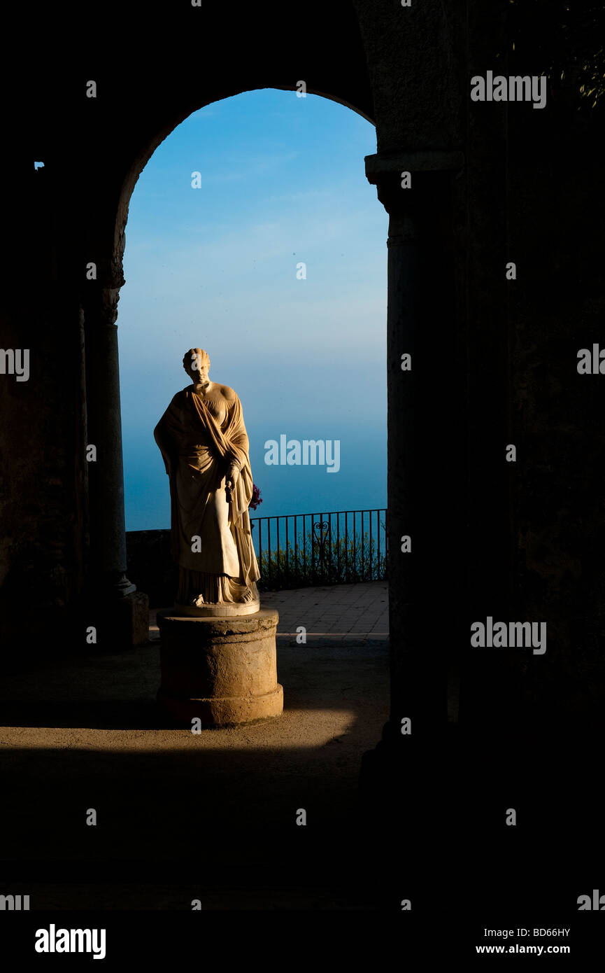 Terrace of Infinity Villa Cimbrone Ravello, Amalfi Coast, Italy Stock ...