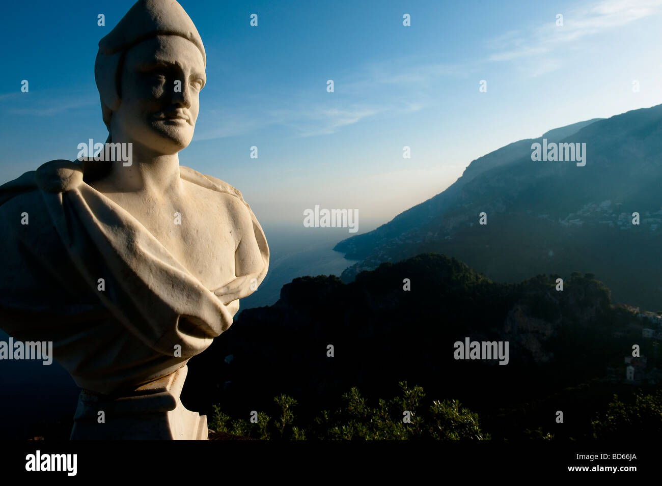 Terrace of Infinity Villa Cimbrone Ravello, Amalfi Coast, Italy Stock ...