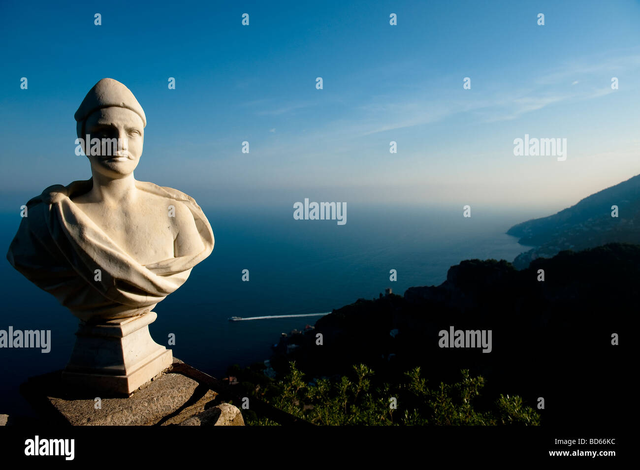 Terrace of Infinity Villa Cimbrone Ravello Italy Stock Photo - Alamy