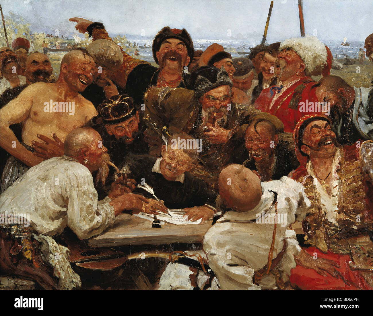 Oil canvas ilya repin 1844 1930 hi-res stock photography and images - Alamy