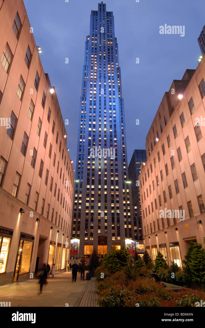 New York (USA) : Rockfeller Building Stock Photo - Alamy