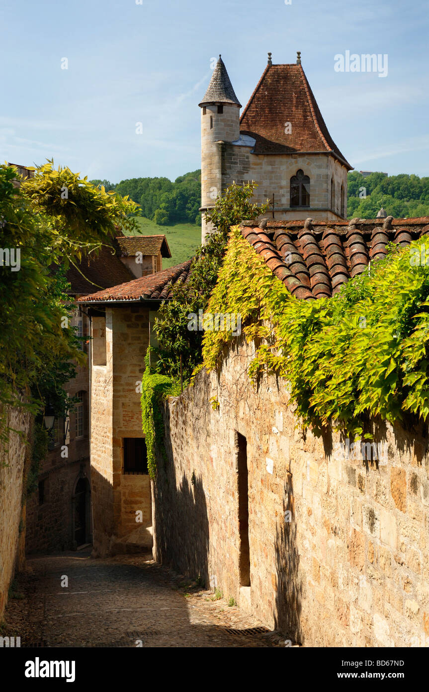 Figeac (46) : the towncentre Stock Photo - Alamy