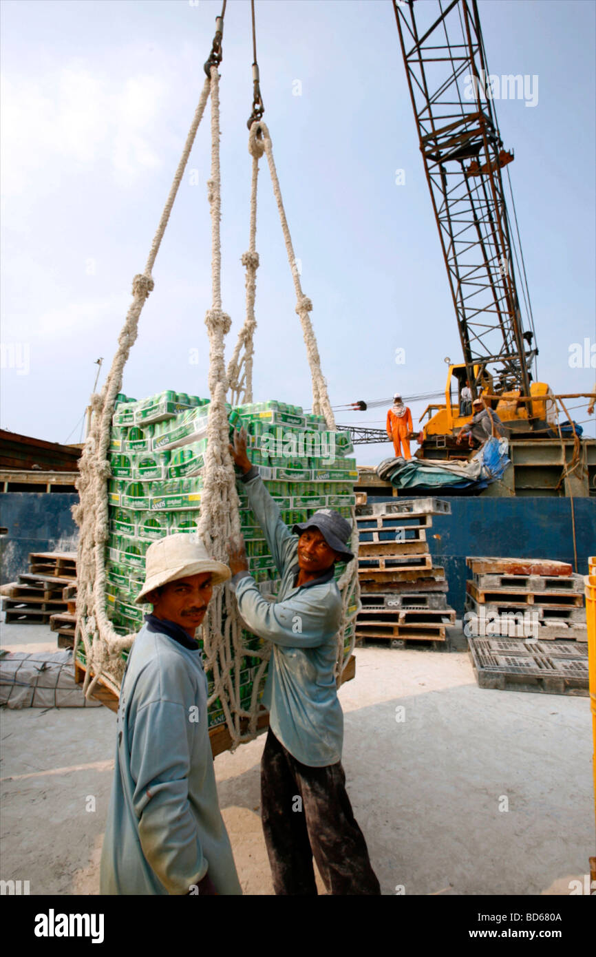 Indonesia, Java (island): the harbour in Jakarta Stock Photo - Alamy