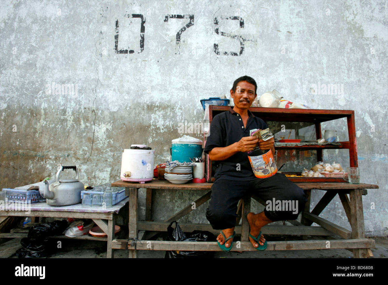 Indonesia, Java (island): the harbour in Jakarta Stock Photo - Alamy