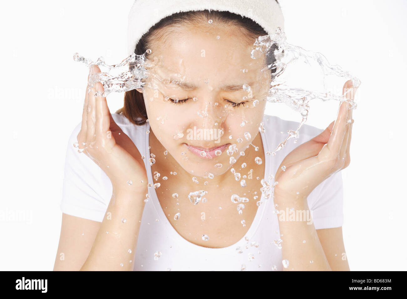 Clean face skin color Cut Out Stock Images & Pictures - Alamy