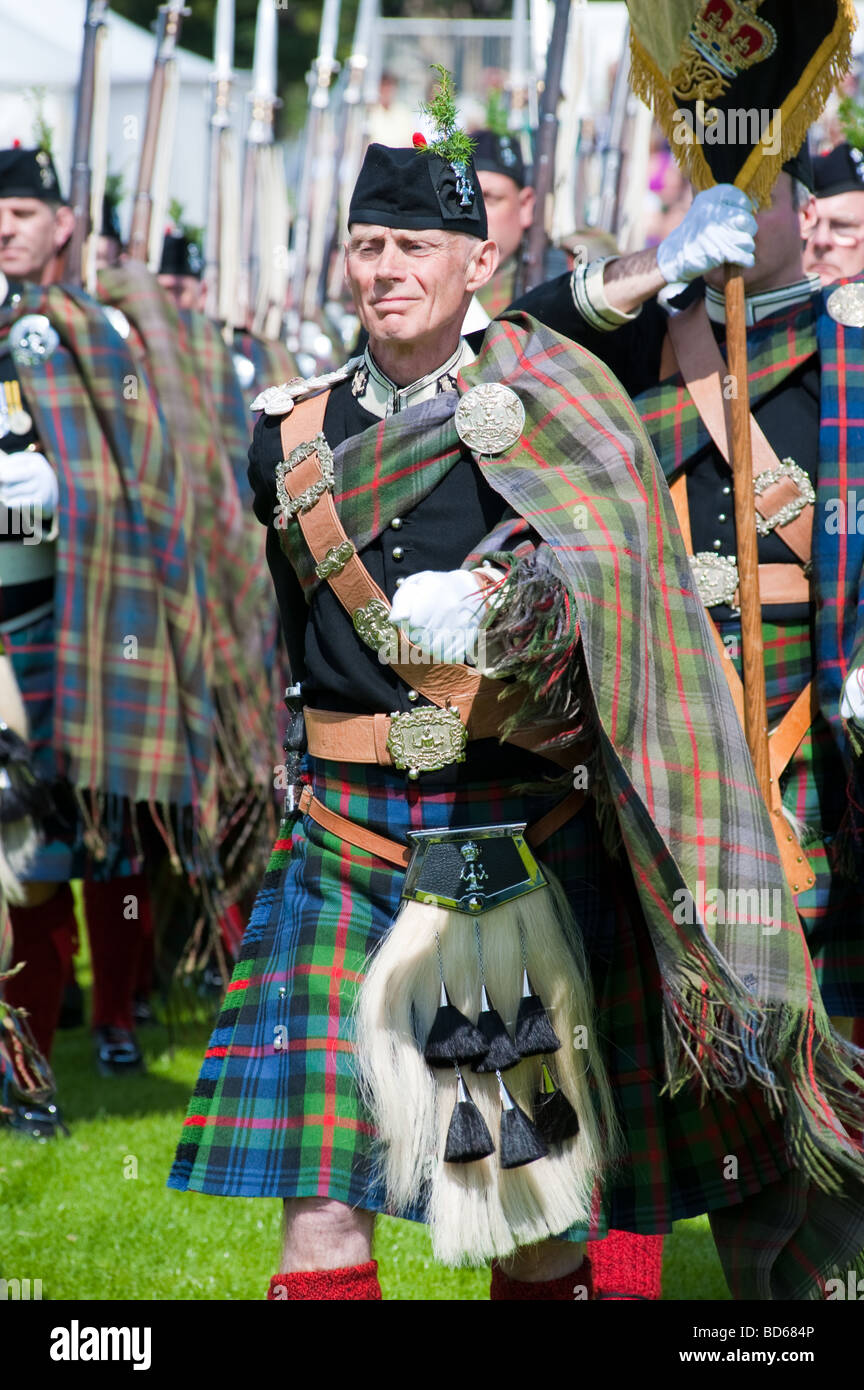 Atholl Highlanders at The Gathering 2009 in Edinburgh Stock Photo - Alamy