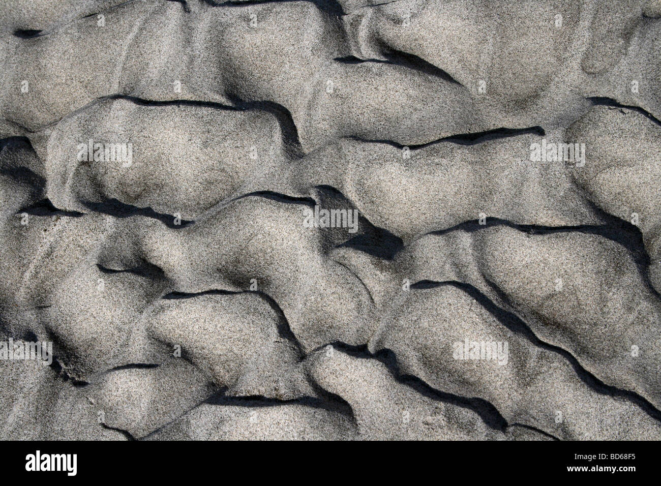 Grey Sand Ripples On The Brahmaputra River, Assam, India Stock Photo ...