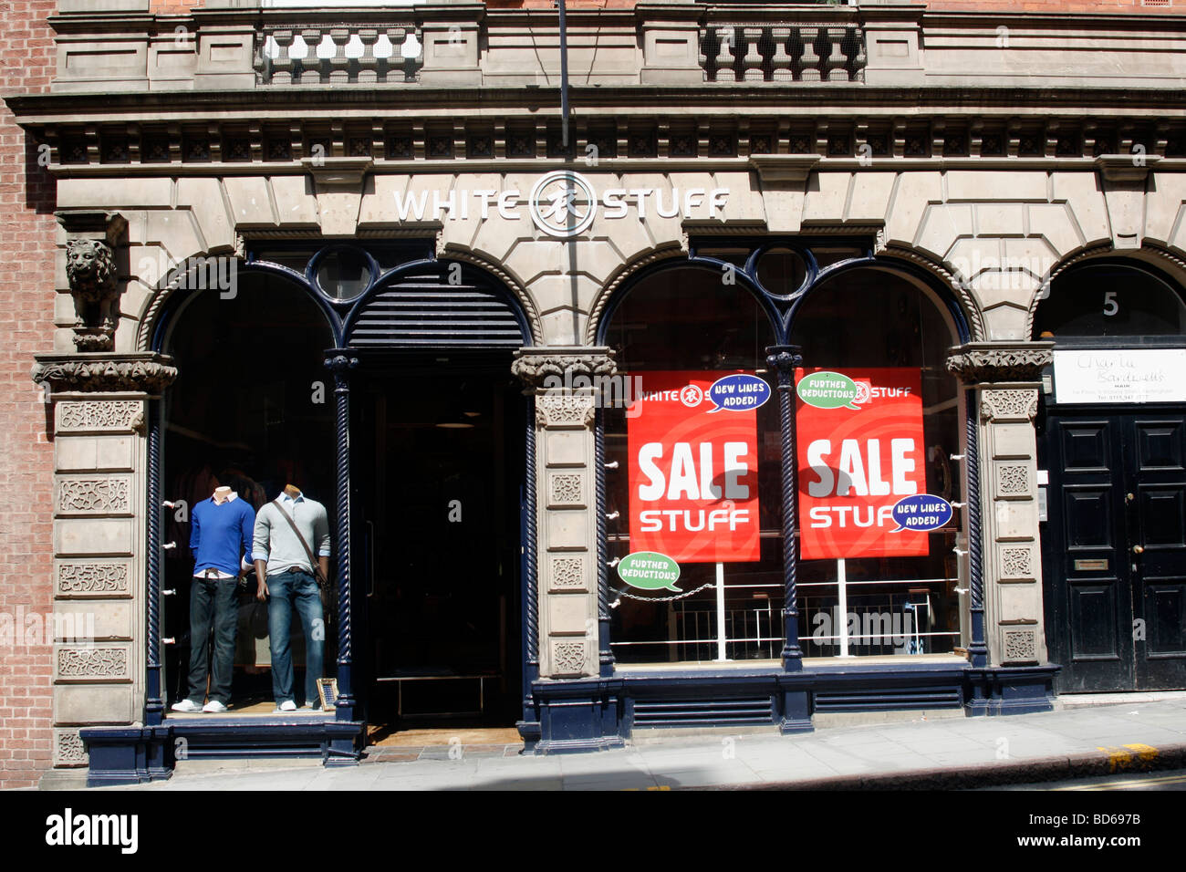 white stuff Nottingham Stock Photo - Alamy