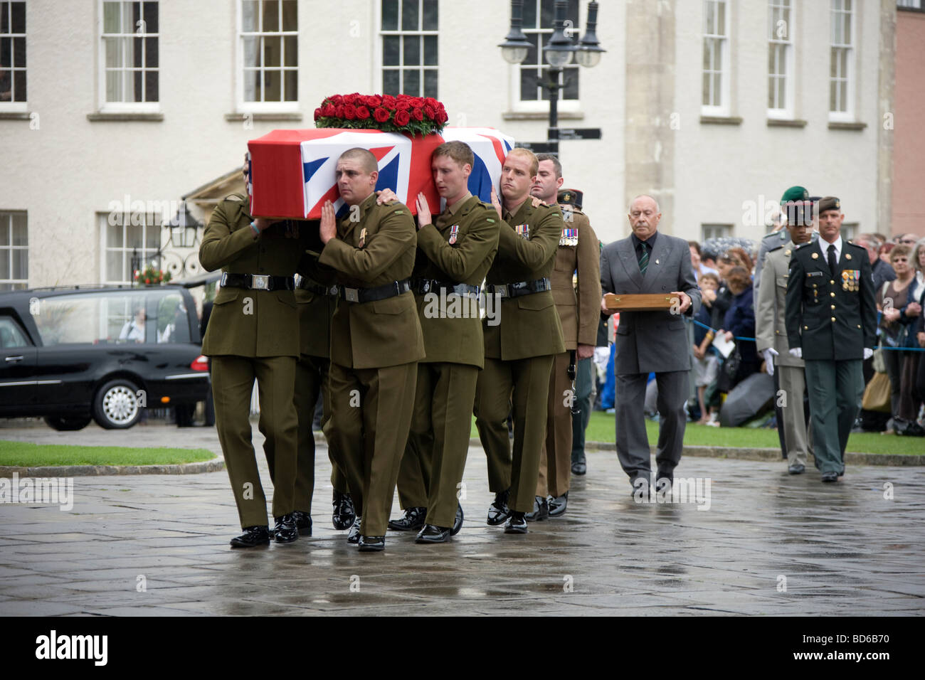 The funeral of Harry Patch, aged 111, who was the last surviving ...