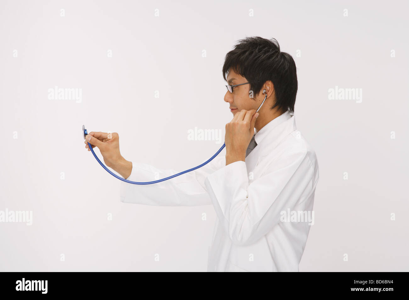 Doctor with stethoscope Stock Photo - Alamy
