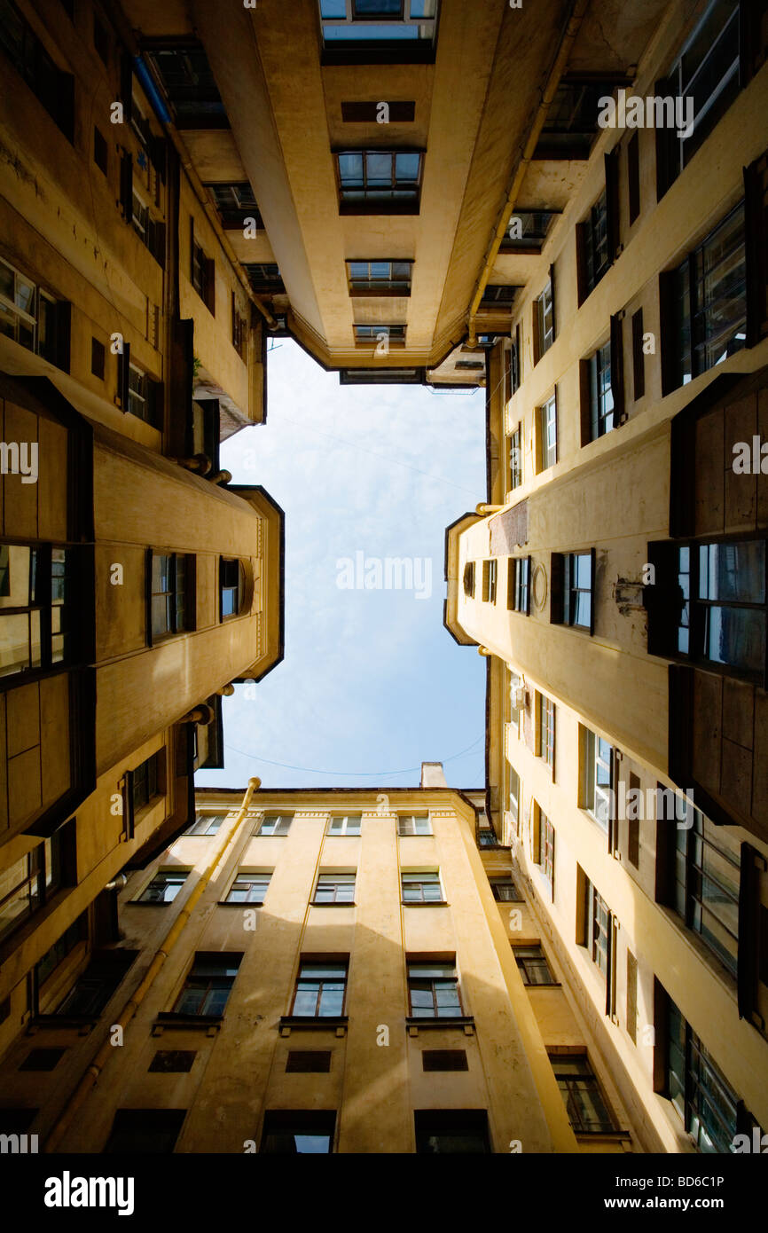 A n old courtyard in St. Petersburg, Russia Stock Photo - Alamy
