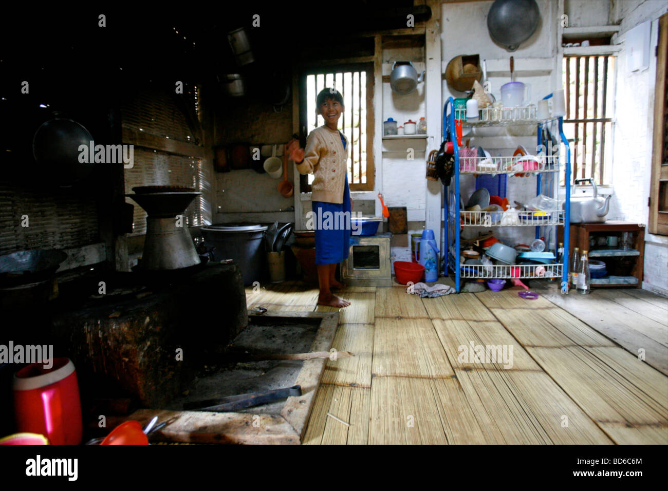 Indonesia, Java (island): traditional house Stock Photo - Alamy