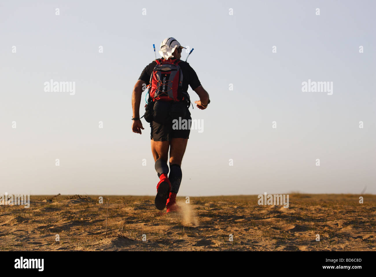 Running: training for the "Marathon des Sables" (Marathon of the Sands ...