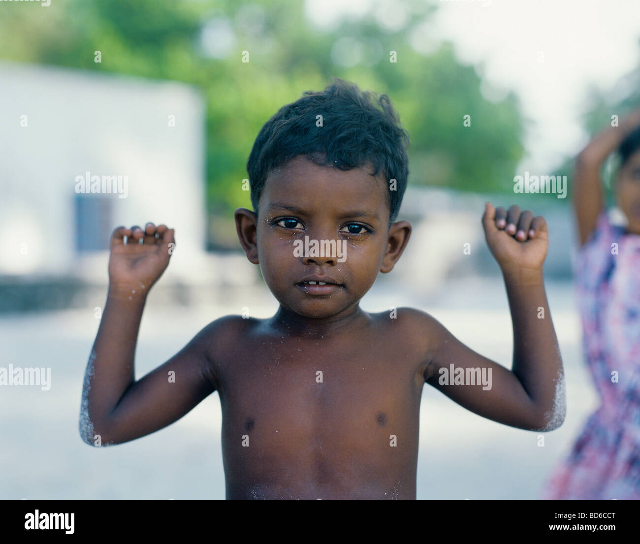 Local Boy, Maldives Stock Photo - Alamy
