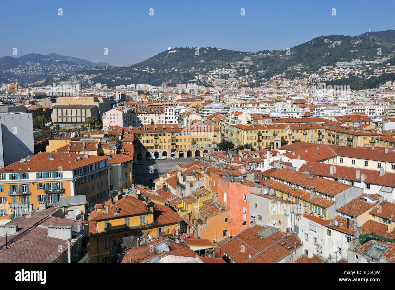 Nice (06) : "Place Garibaldi" square Stock Photo - Alamy