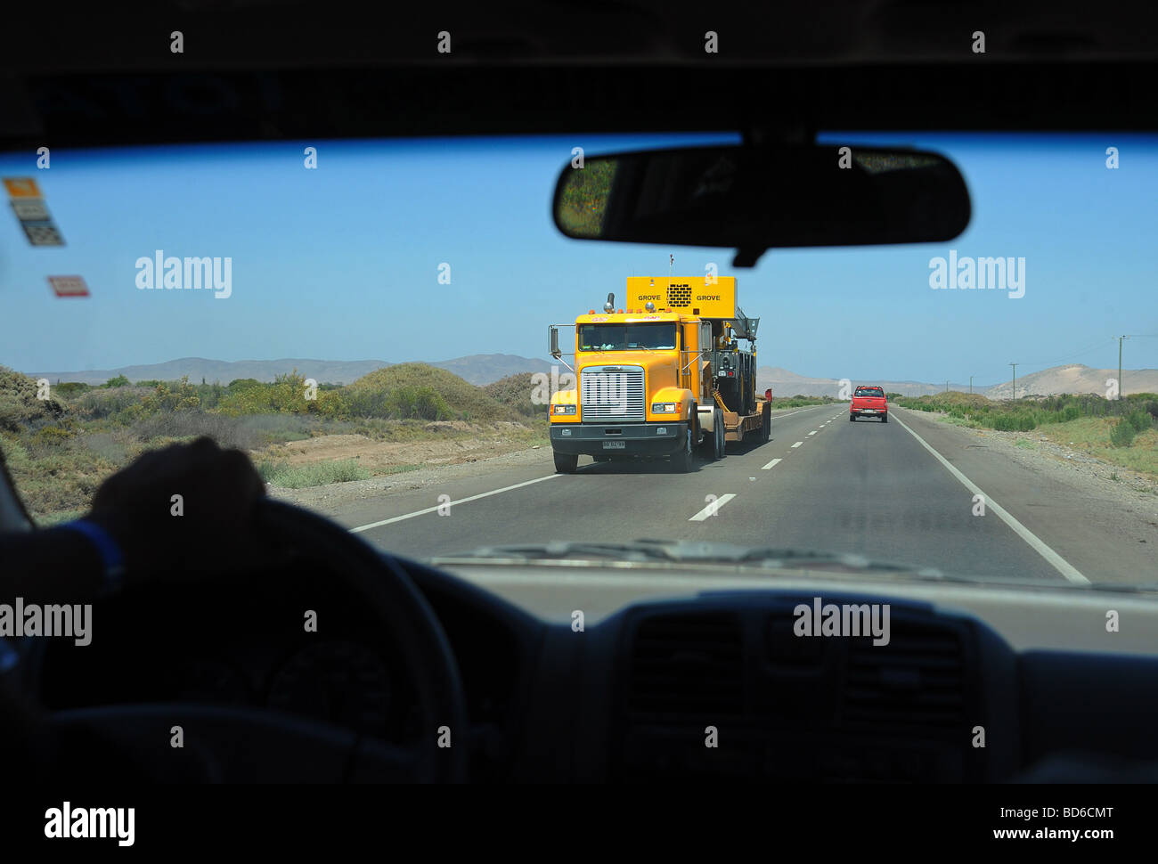 Chile : truck on the road Stock Photo - Alamy