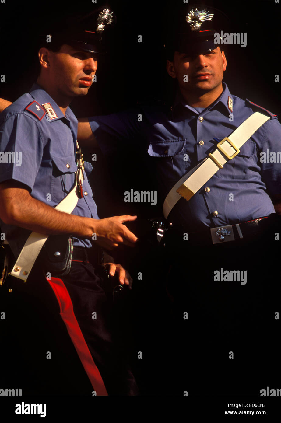 Carabineri (Italian State Police), Piazza del Campo, Siena, Tuscany ...