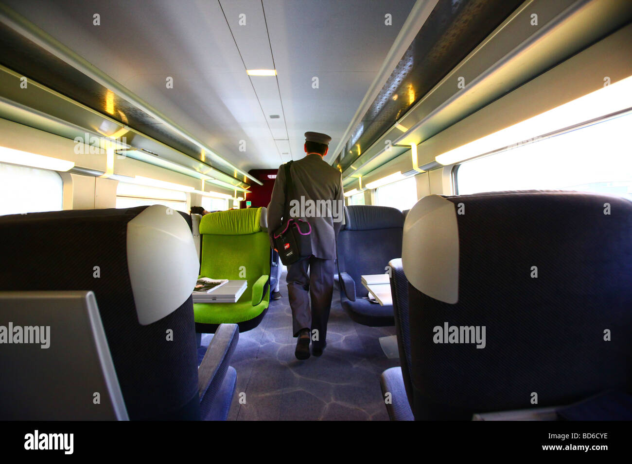 Ticket collector train hi-res stock photography and images - Alamy