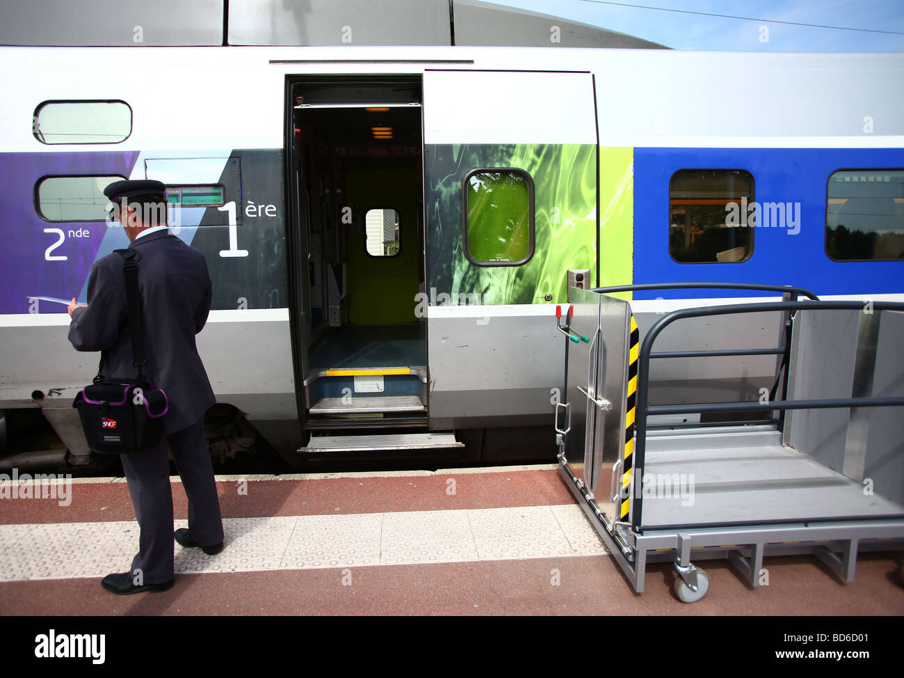 Railway ticket collector hi-res stock photography and images - Alamy