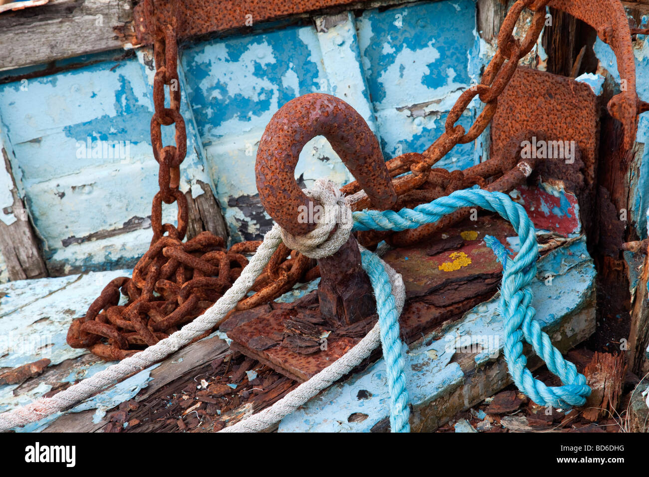 Rusty old fishing boat High Resolution Stock Photography and Images - Alamy