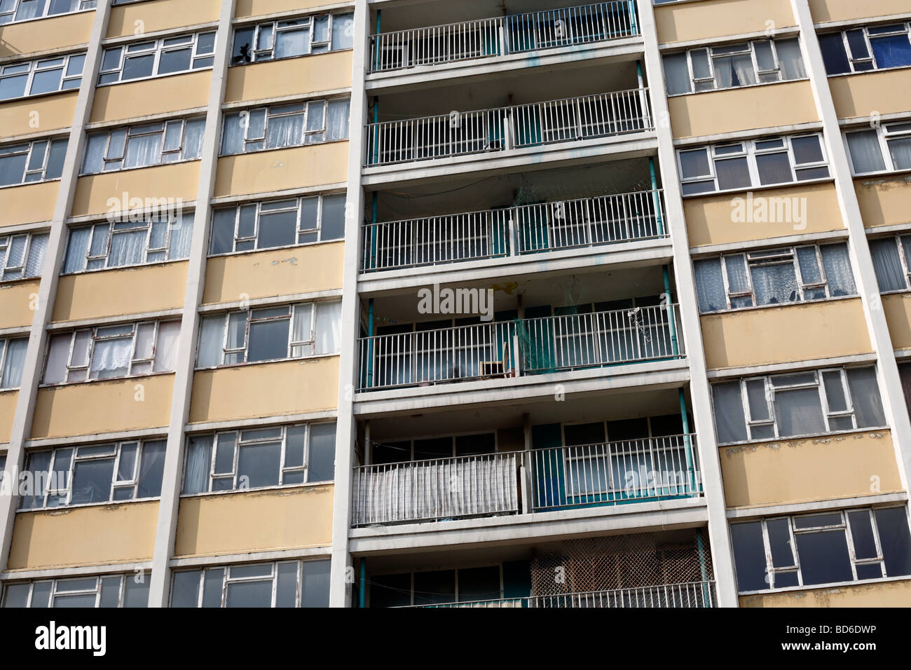 Derelict Tower Blocks Leeds West Yorkshire 2009 Stock Photo - Alamy