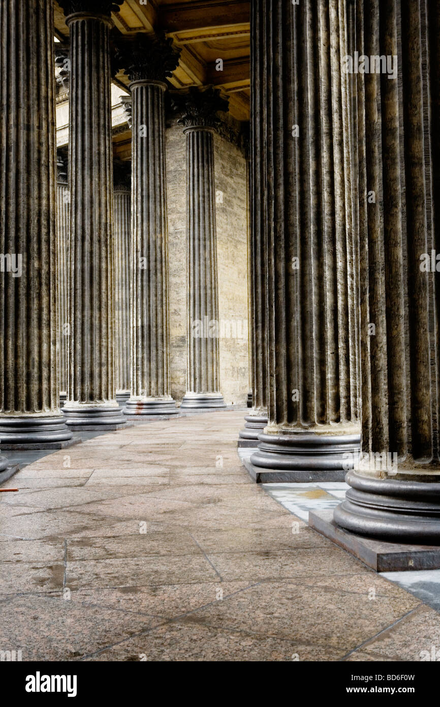 Columns of Kazan Cathedral in St. Petersburg, Russia Stock Photo - Alamy
