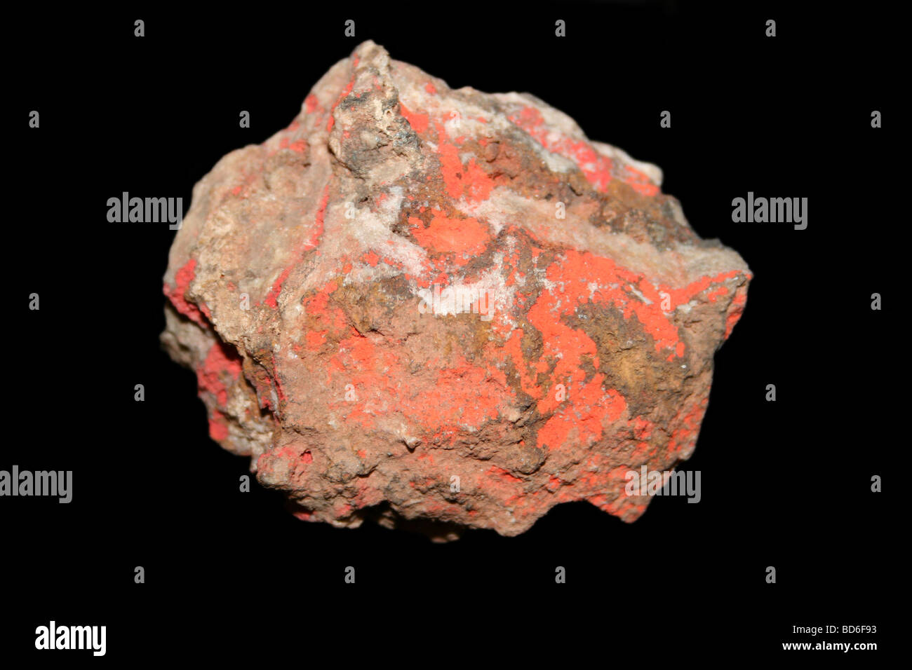 Cinnabar (Mercury Sulphide) from Spain Stock Photo - Alamy