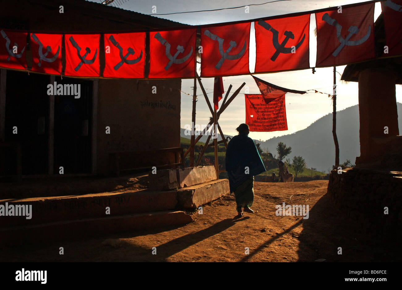 Communist flags hi-res stock photography and images - Alamy