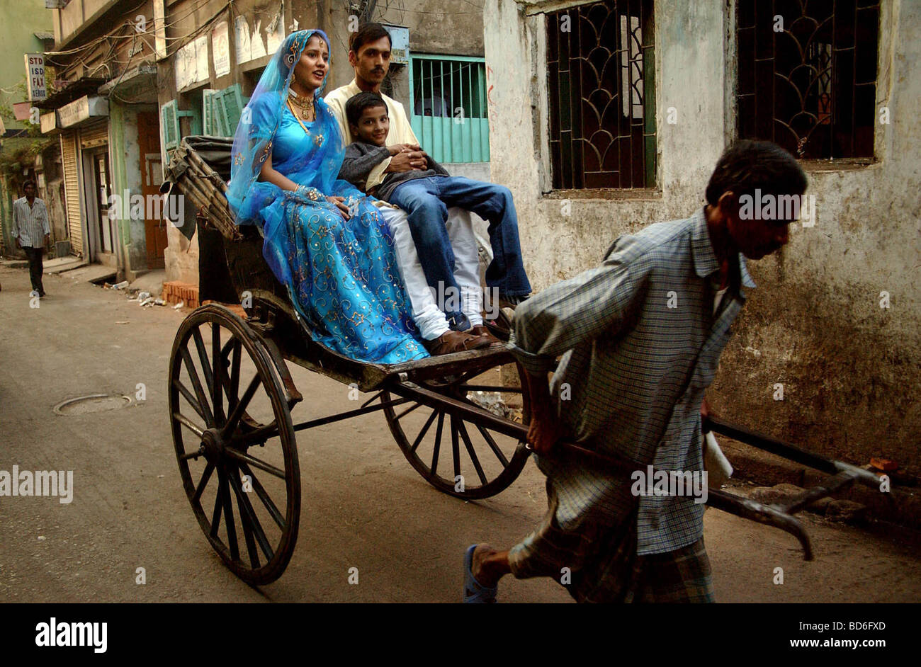 The hand rickshaw that was brought to Kolkata formerly known under the ...