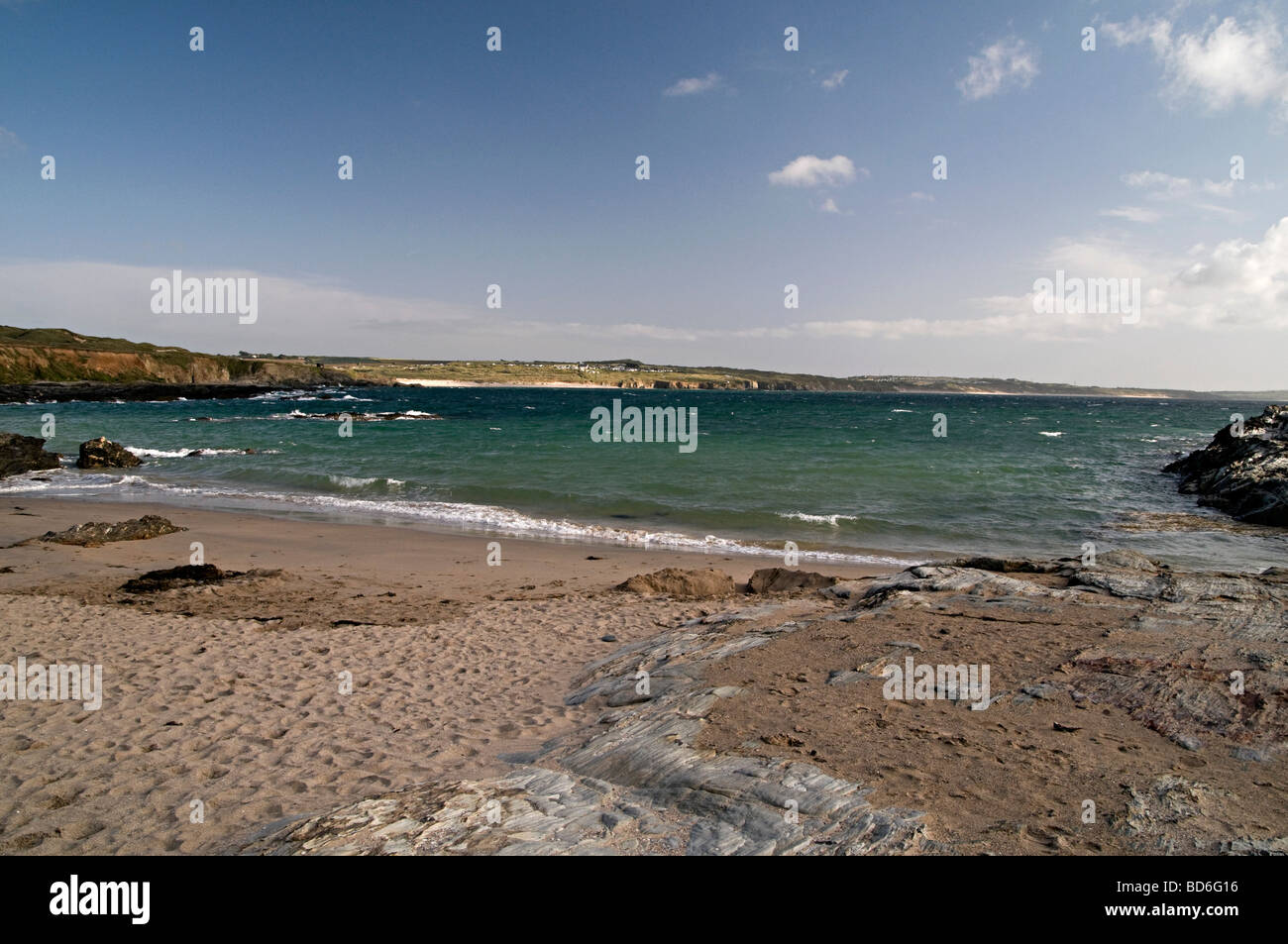 rocks and sea at godrevy point Stock Photo - Alamy
