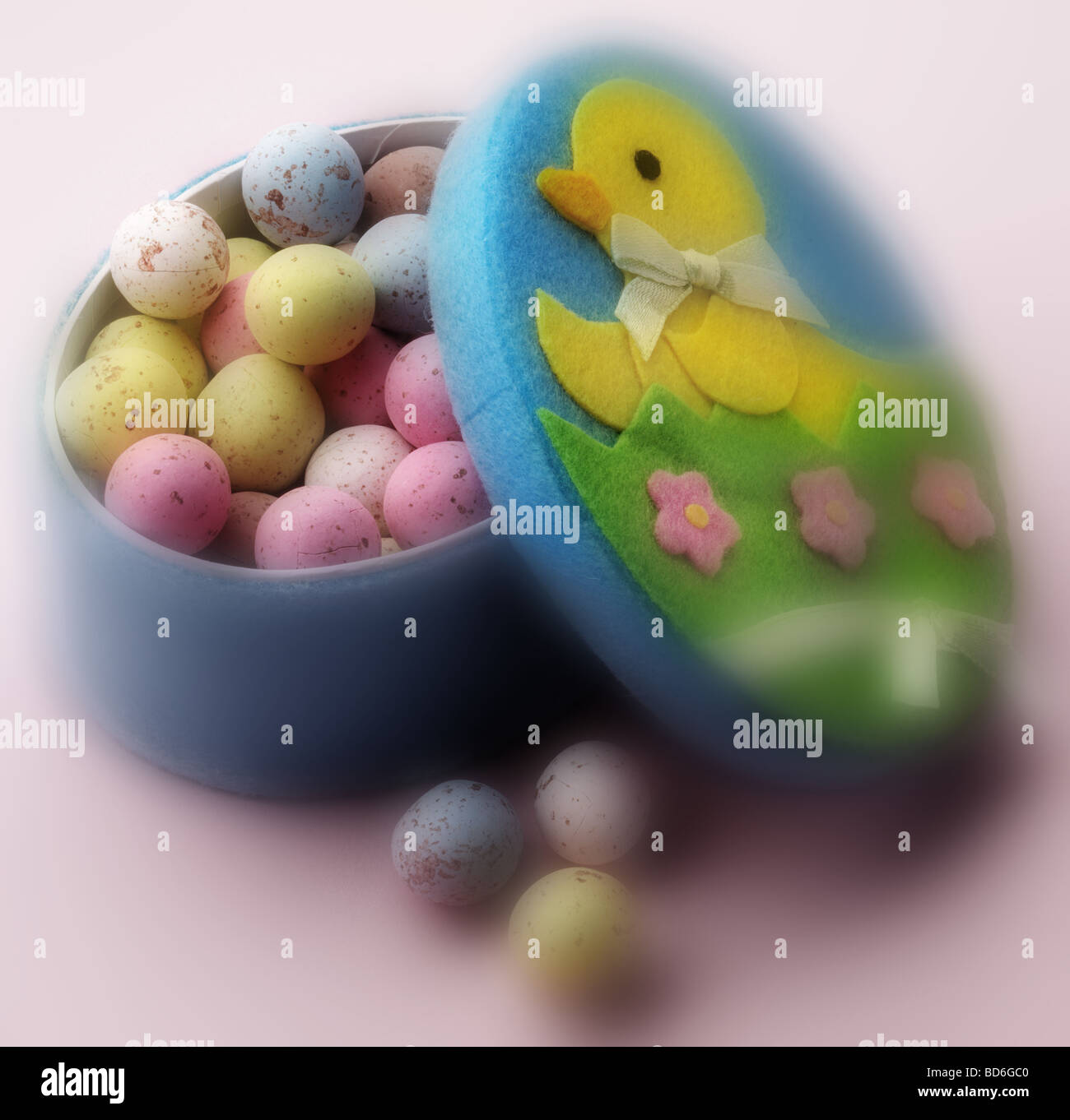 Easter eggs in gift box Stock Photo - Alamy