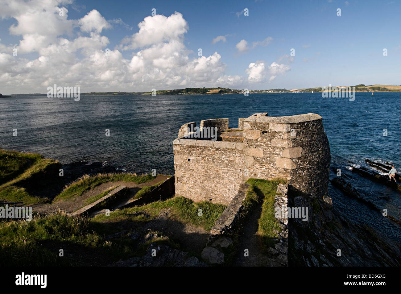 Pendennis point falmouth cornwall Stock Photo - Alamy